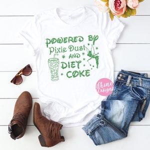 Powered by Pixie Dust and Soda Magical Glitter Shirt - Etsy