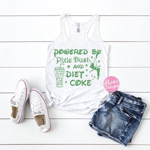 Powered by Pixie Dust and Soda Magical Glitter Shirt - Etsy