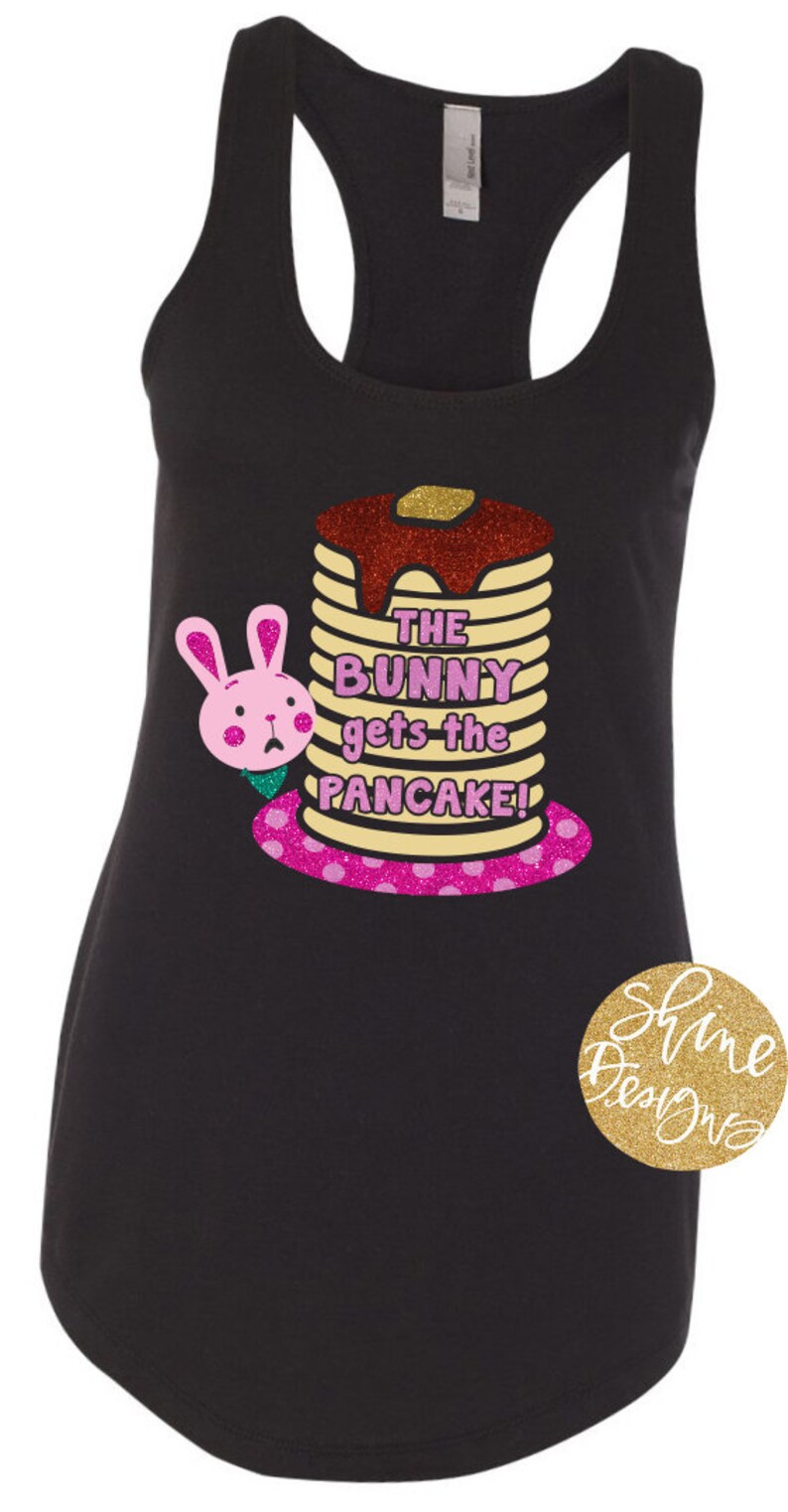The Bunny Gets the Pancake Wreck It Ralph 2 Glitter Shirt - Etsy