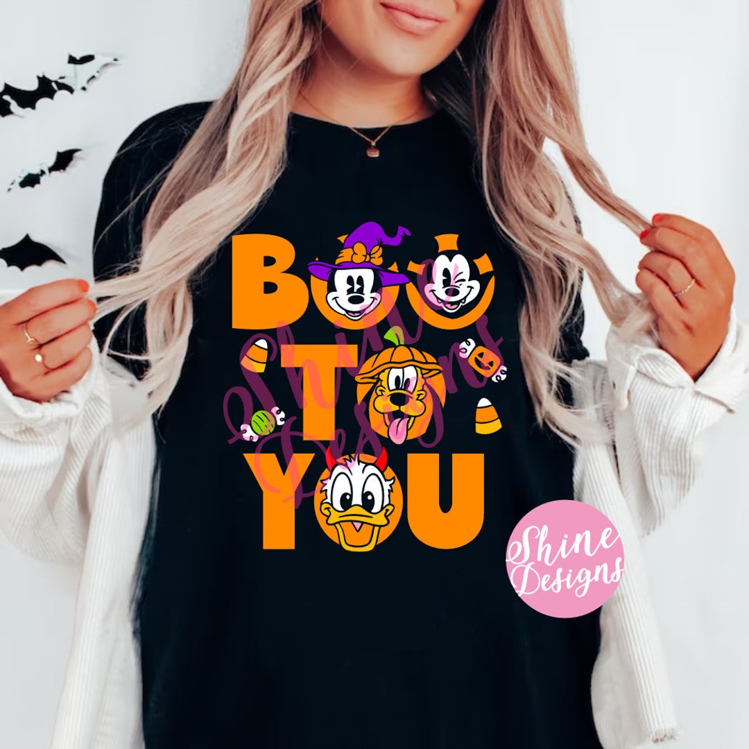 Boo to You - Mickey and Minnie Mouse, Goofy and Donald Duck Halloween ...