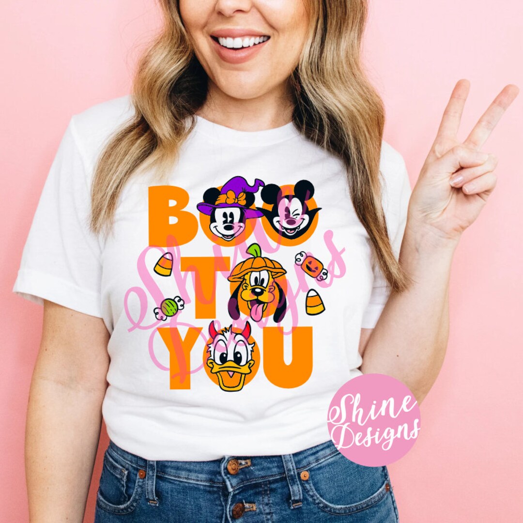 Boo to You - Mickey and Minnie Mouse, Goofy and Donald Duck Halloween ...