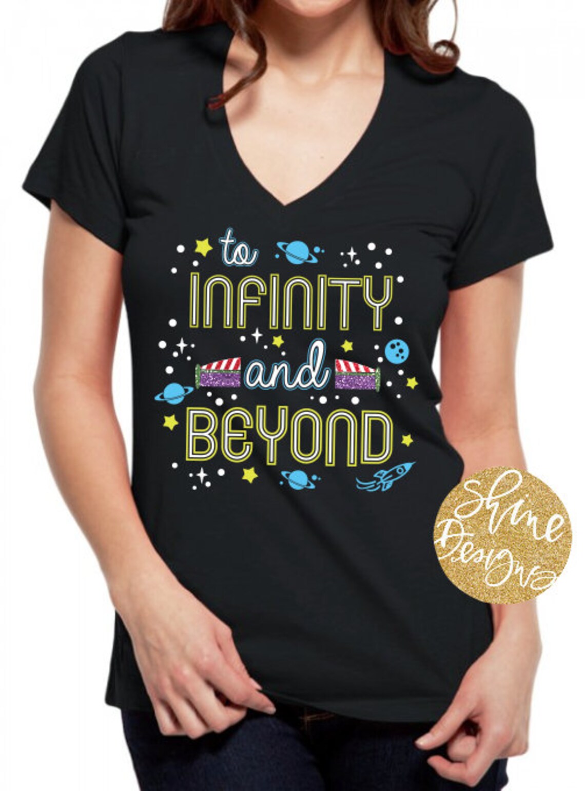 REFLECTIVE to Infinity and Beyond Toy Story Shirt | Etsy