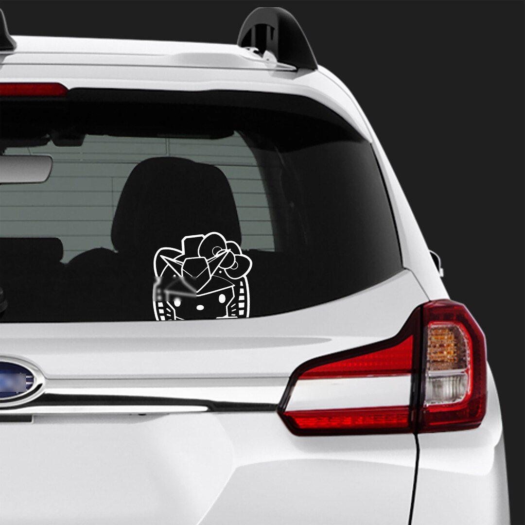 Trnsformer H3LL0 Kitty Car Decal - Etsy