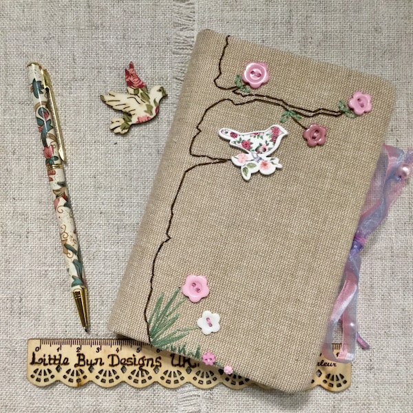 Embroidered Notebook - Etsy