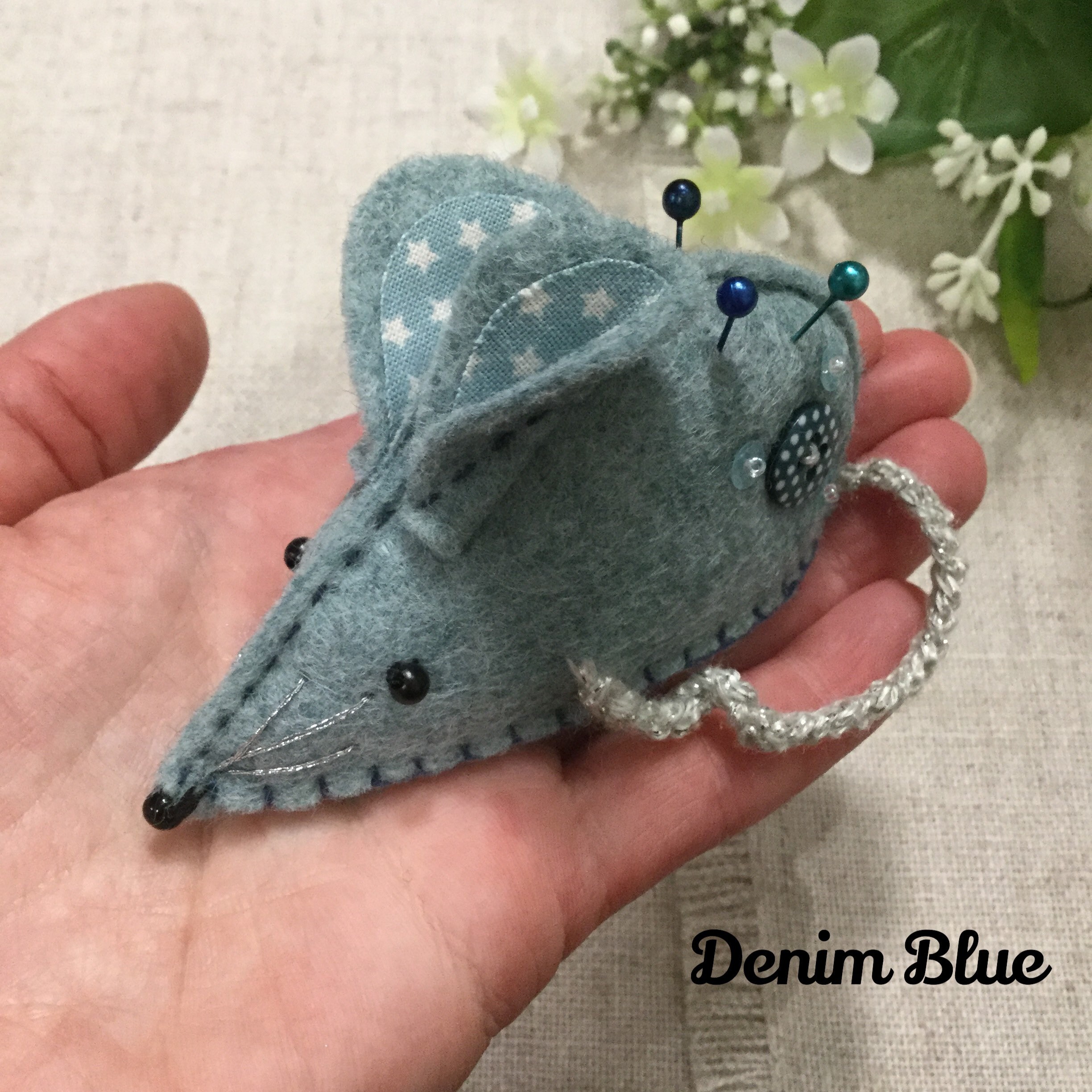 Pin Cushion Mouse / Handmade Pincushion | Etsy UK