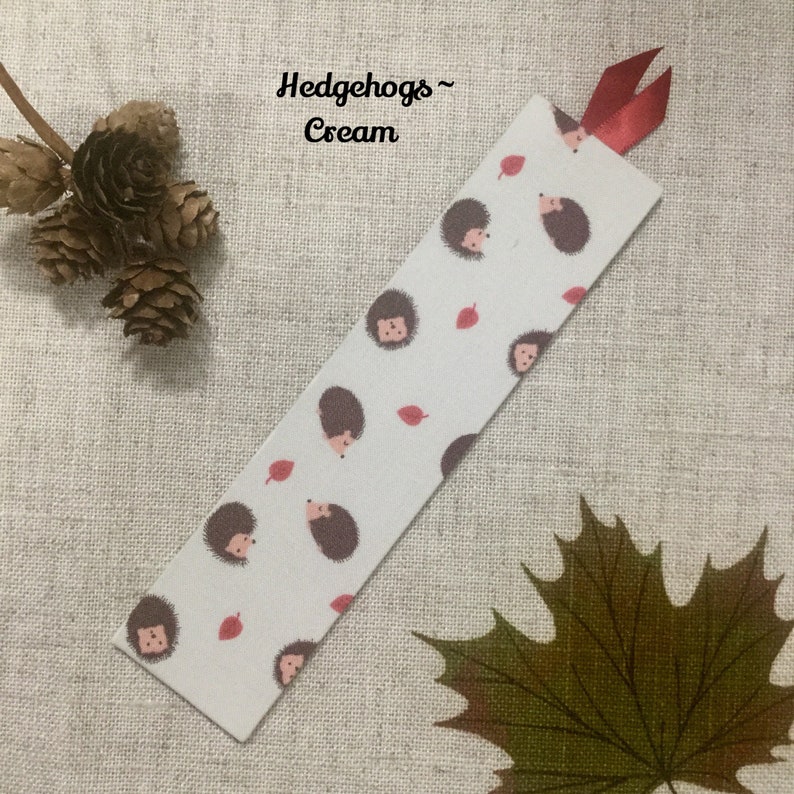 Countryside Bookmarks / Handmade Fabric Bookmarks | Etsy