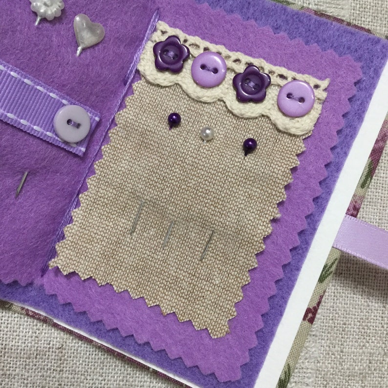 Needle Book / Handmade Needle Case - Etsy
