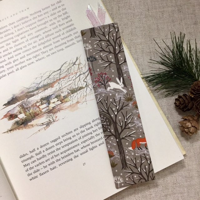 Winter Woodland Bookmarks - Etsy UK
