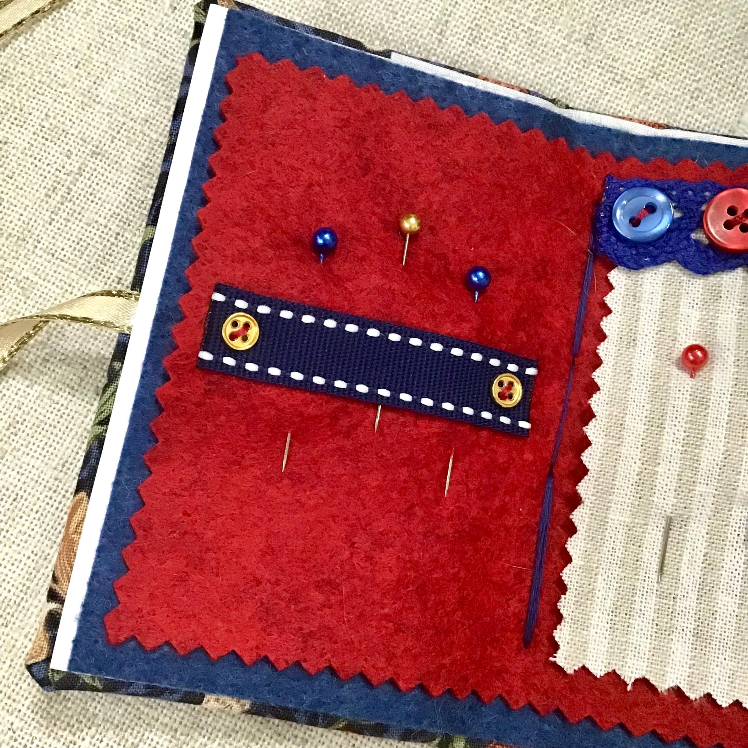 Iris Needle Case / Handmade Needle Book / Sewing Accessories - Etsy