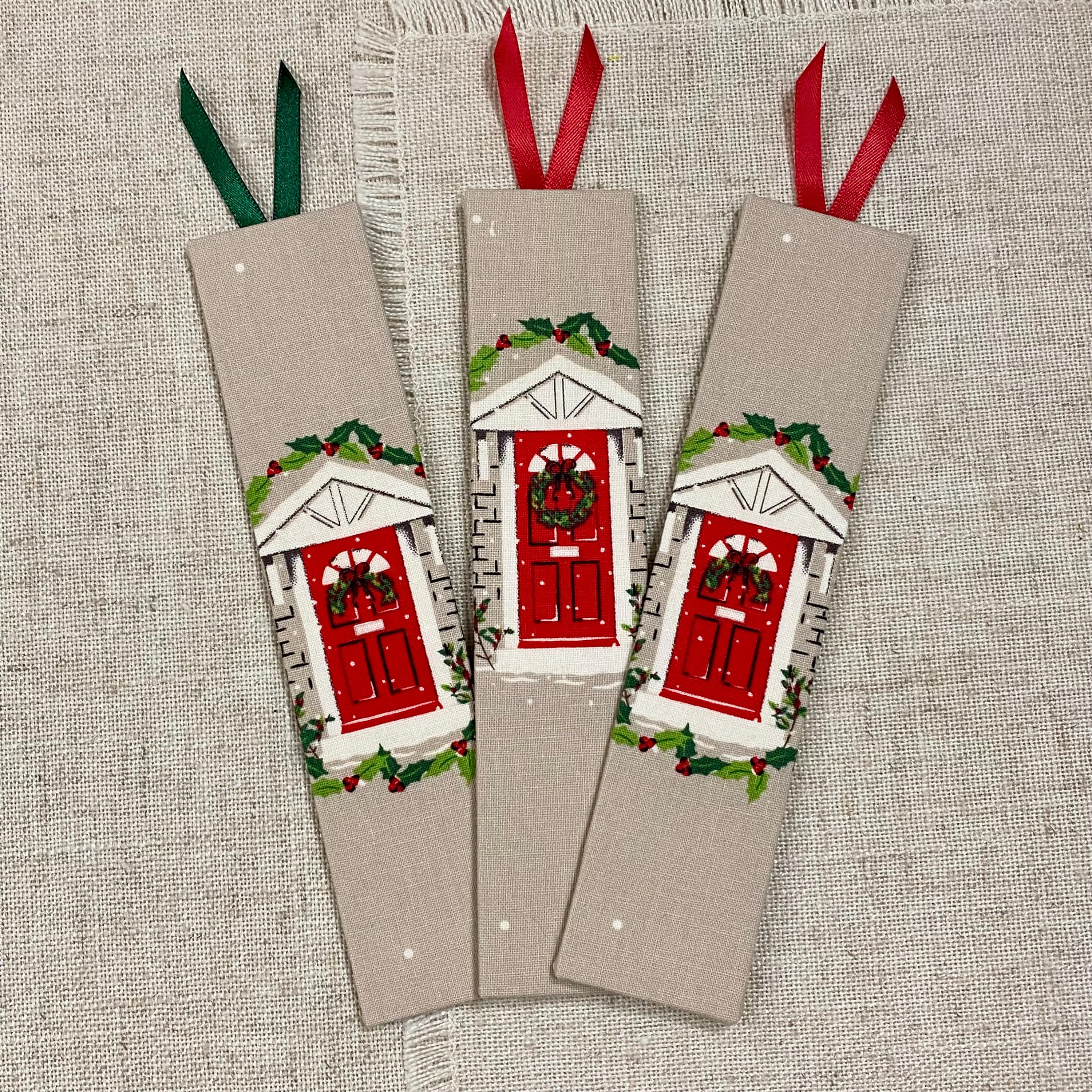 Scandinavian Inspired Bookmarks / Handmade Fabric Bookmark - Etsy