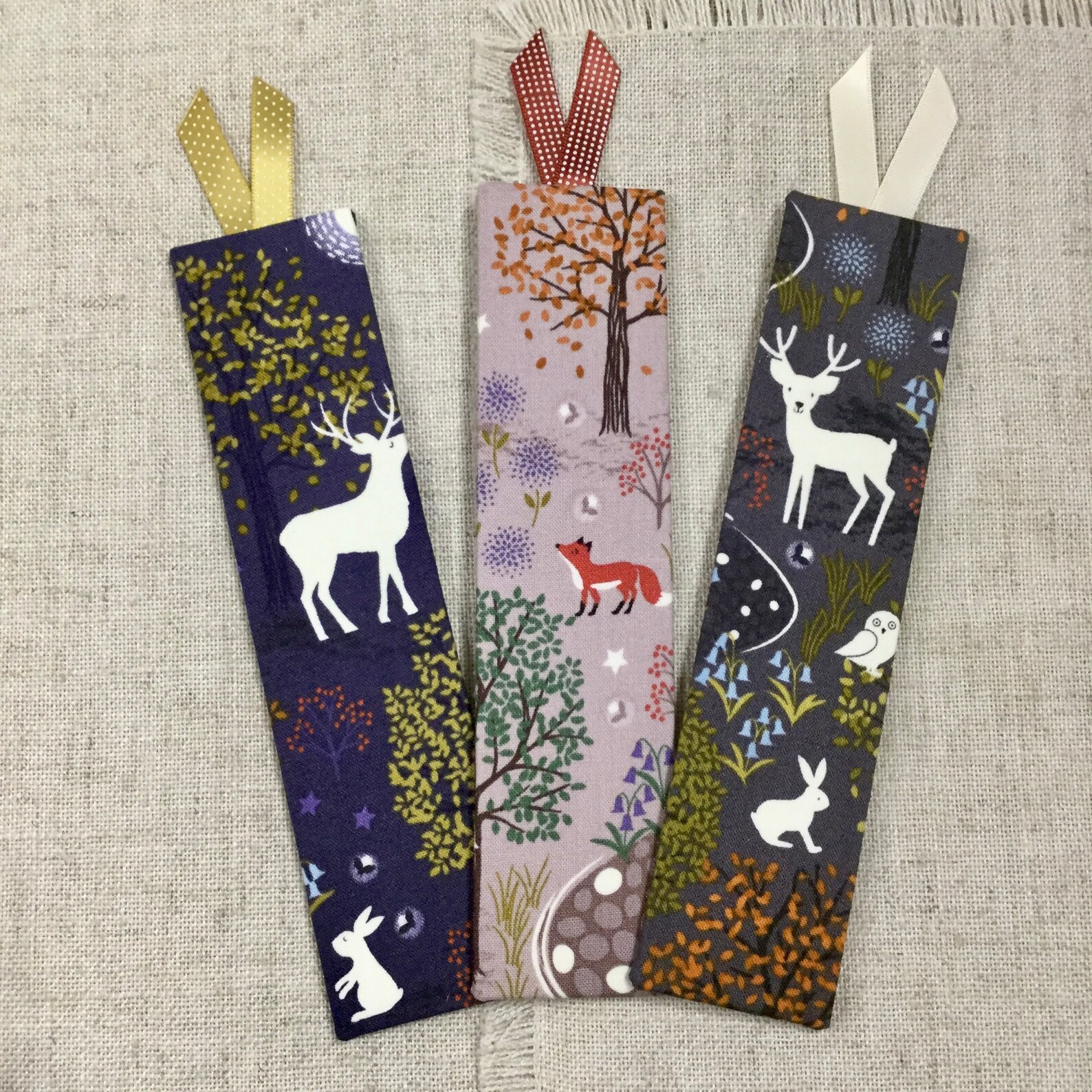 Winter Woodland Bookmarks - Etsy UK