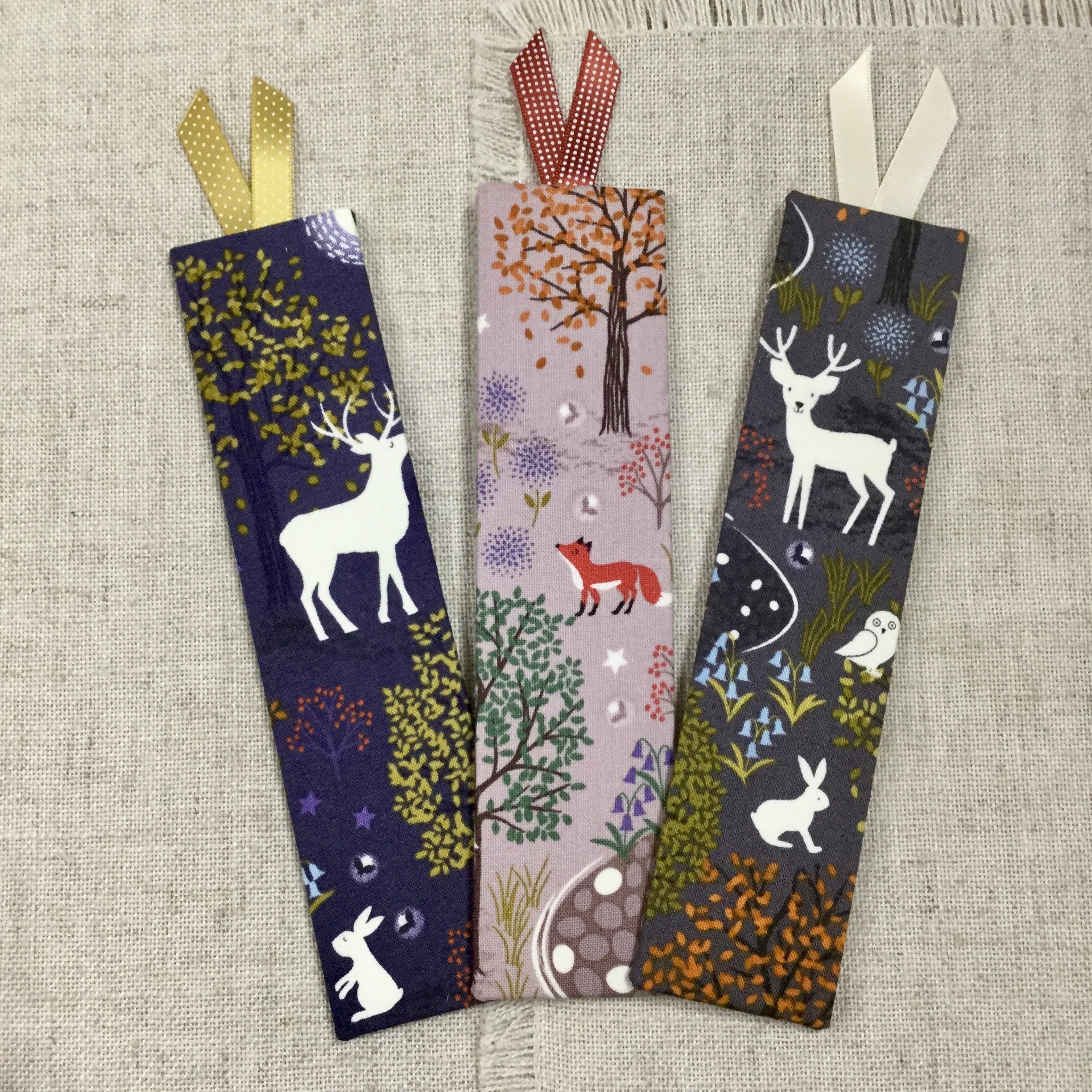 Winter Woodland Bookmarks - Etsy UK