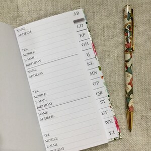 A6 Notebook / Address Book / Diary / Marshland - Etsy