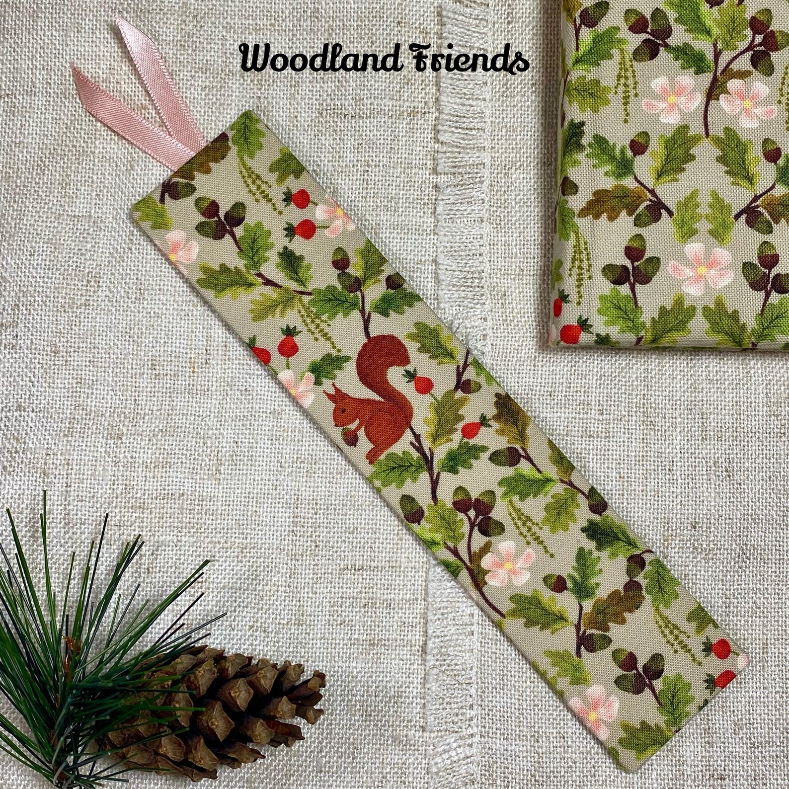 Handmade Fabric Bookmark / Countryside / Camping / Caravan - Etsy