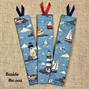 Seashore Bookmarks / Handmade Bookmarks / Nautical / Puffins / Whales ...