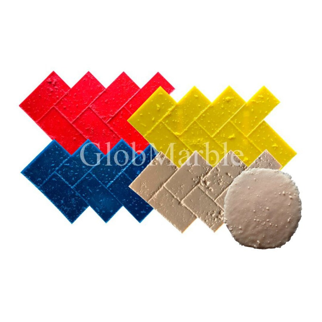 Concrete Stamp Mold SM 6100 Herringbone Tumbled Travertine Concrete ...