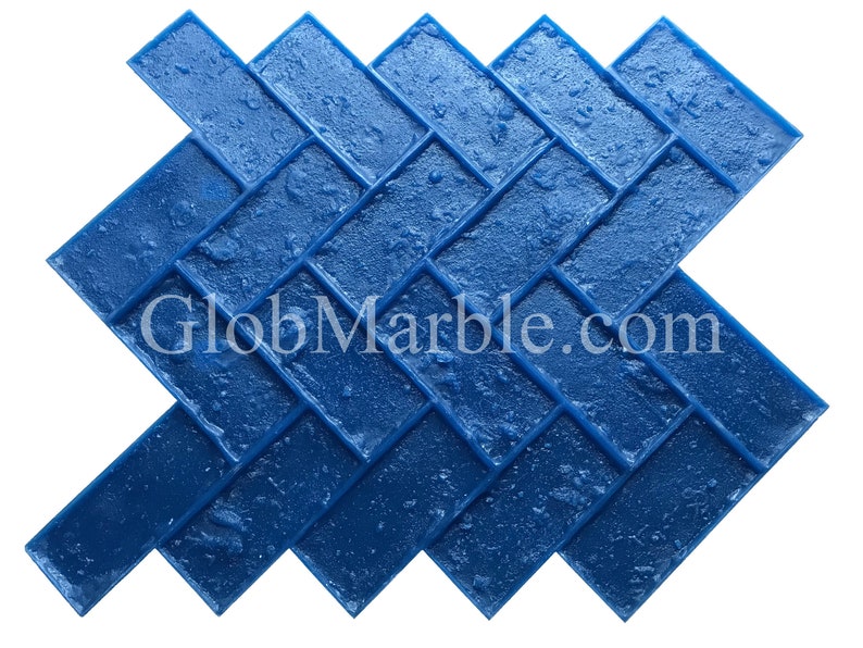 Brick Stone Stamp Mats SM 4100. Stamped Concrete Brick Pattern - Etsy
