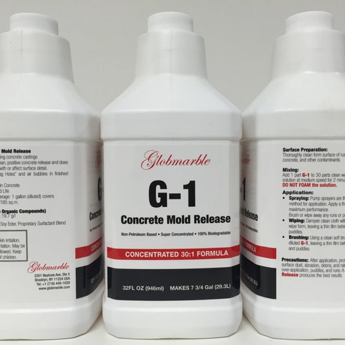 Concrete Mold Release Agent. Concrete Form Oil G-1 | Etsy