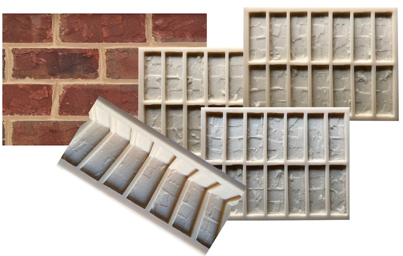 Antique Brick Stone Veneer Molds BS 613 - Etsy
