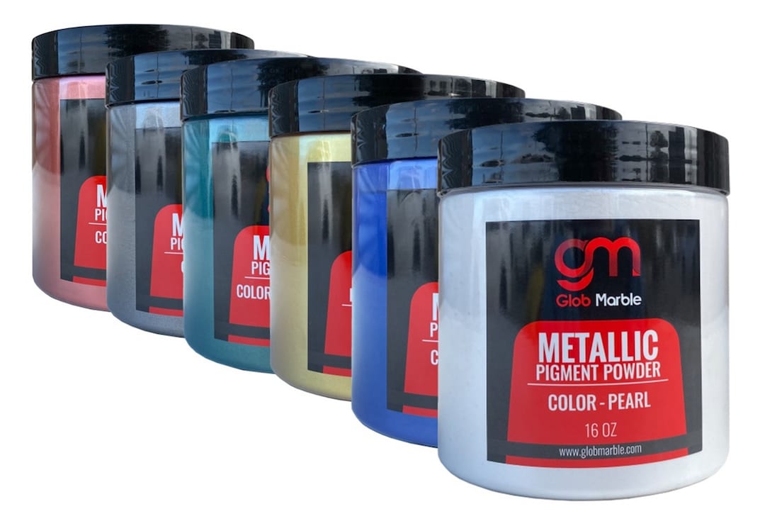 Globmarble. Metallic Epoxy Pigments. 3D Reflective Pigments. Mica ...