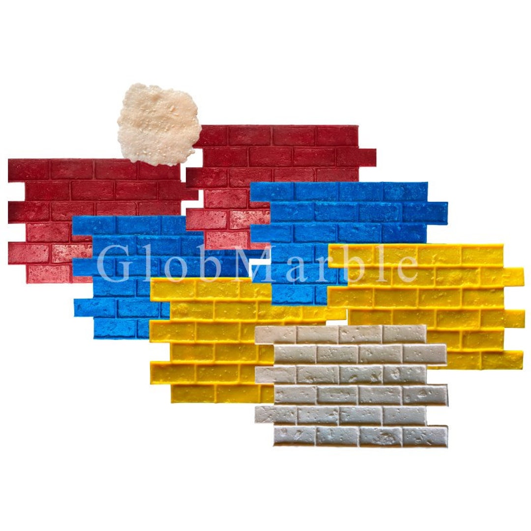Brick Stone Stamp Mat SM 4200. Stamped Concrete Brick Pattern - Etsy