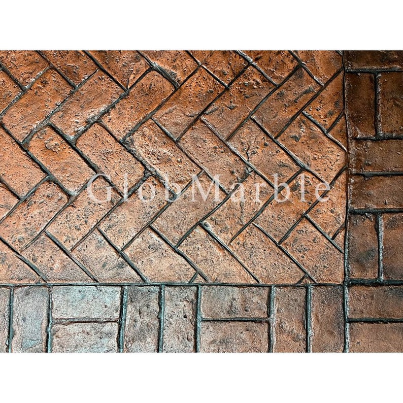 Brick Border Concrete Stamp Mold SM 4011 - Etsy