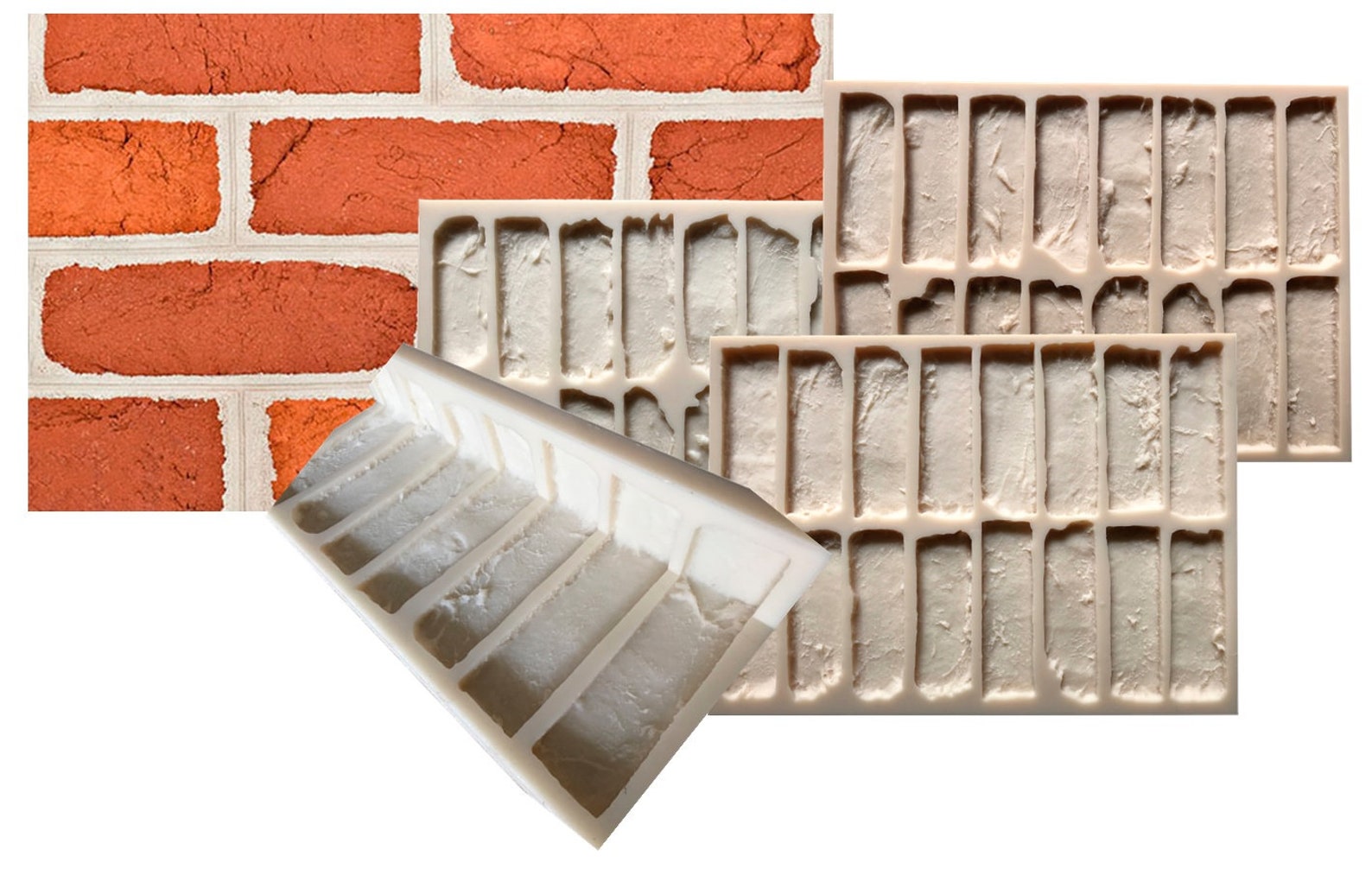 Antique Brick Stone Veneer Molds BS 612 - Etsy
