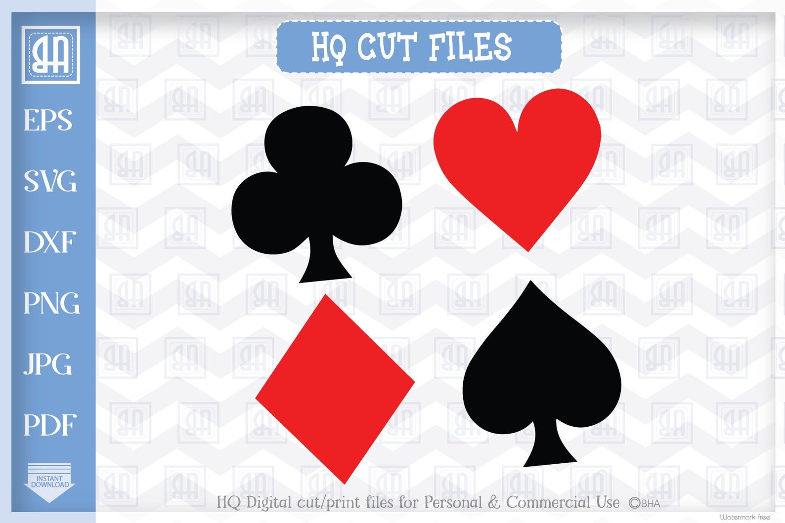 Card Suits Svg Playing Card SVG Card Suits SVG File - Etsy