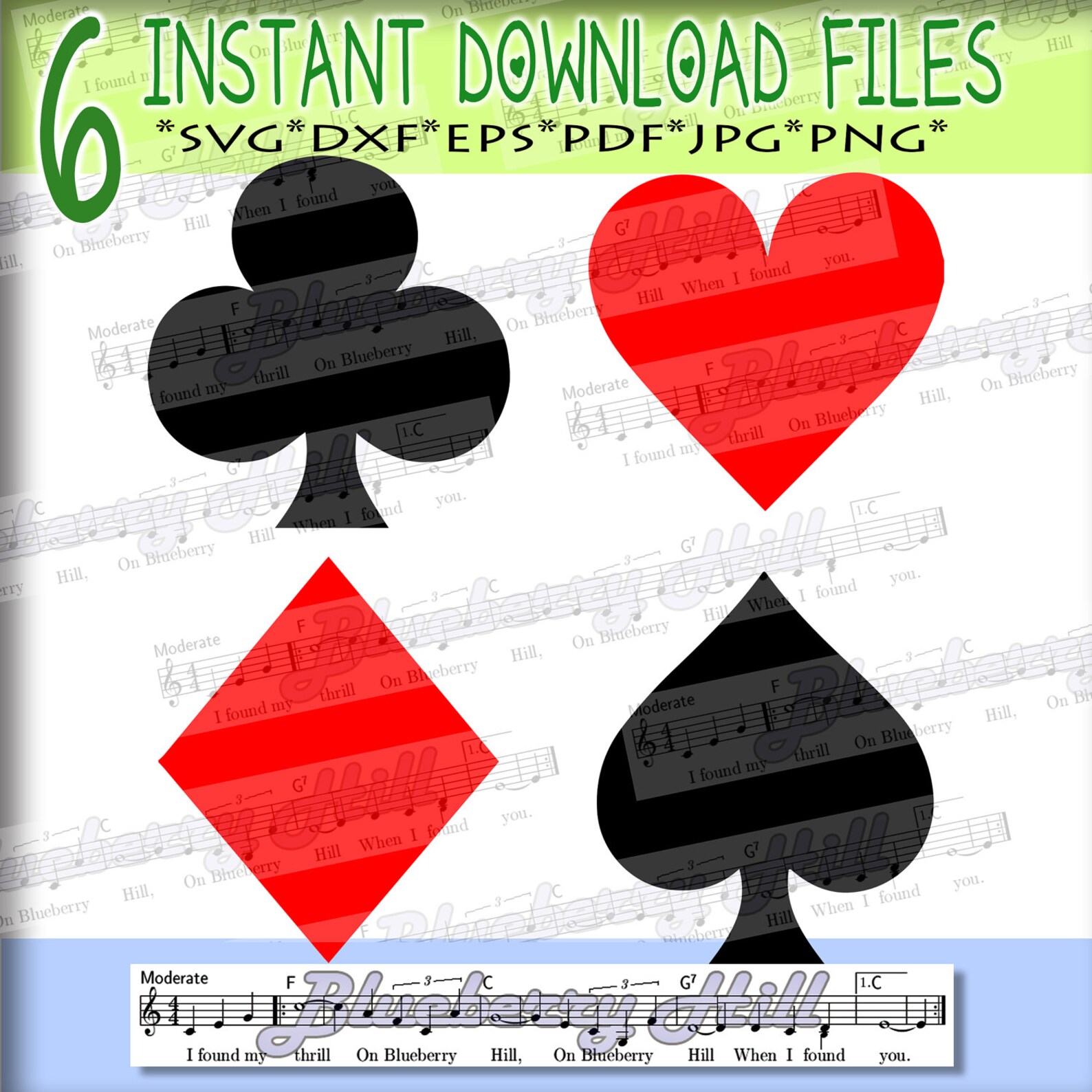 Card Suits Svg Playing Card SVG Card Suits SVG File - Etsy