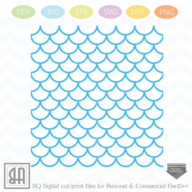Mermaid SVG Mermaid Scale SVG Mermaid Texture Svg | Etsy
