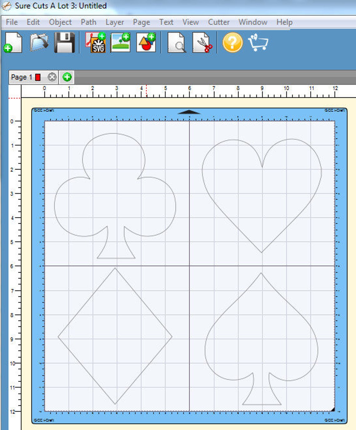 Card Suits Svg Playing Card SVG Card Suits SVG File - Etsy