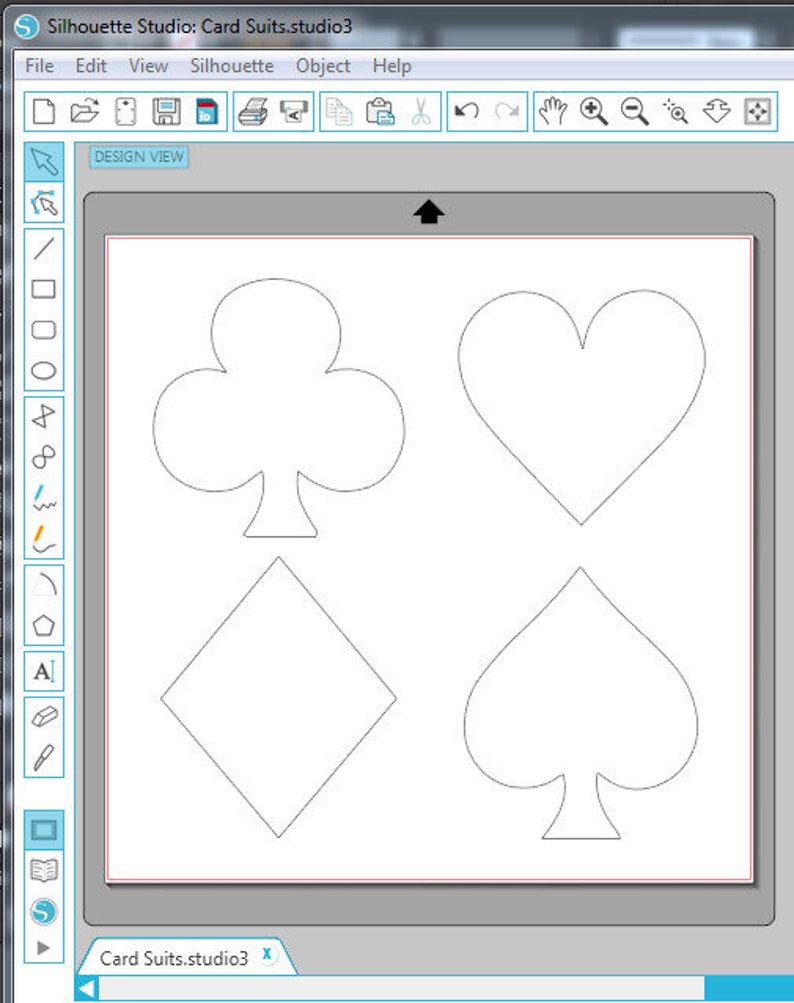 Card Suits Svg Playing Card SVG Card Suits SVG File - Etsy