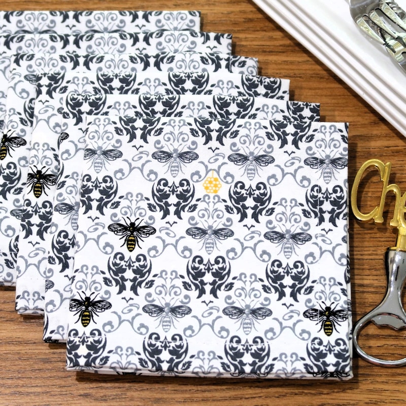 Bee Napkins - Etsy