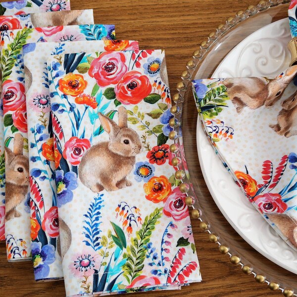 Easter Cloth Napkins - Etsy