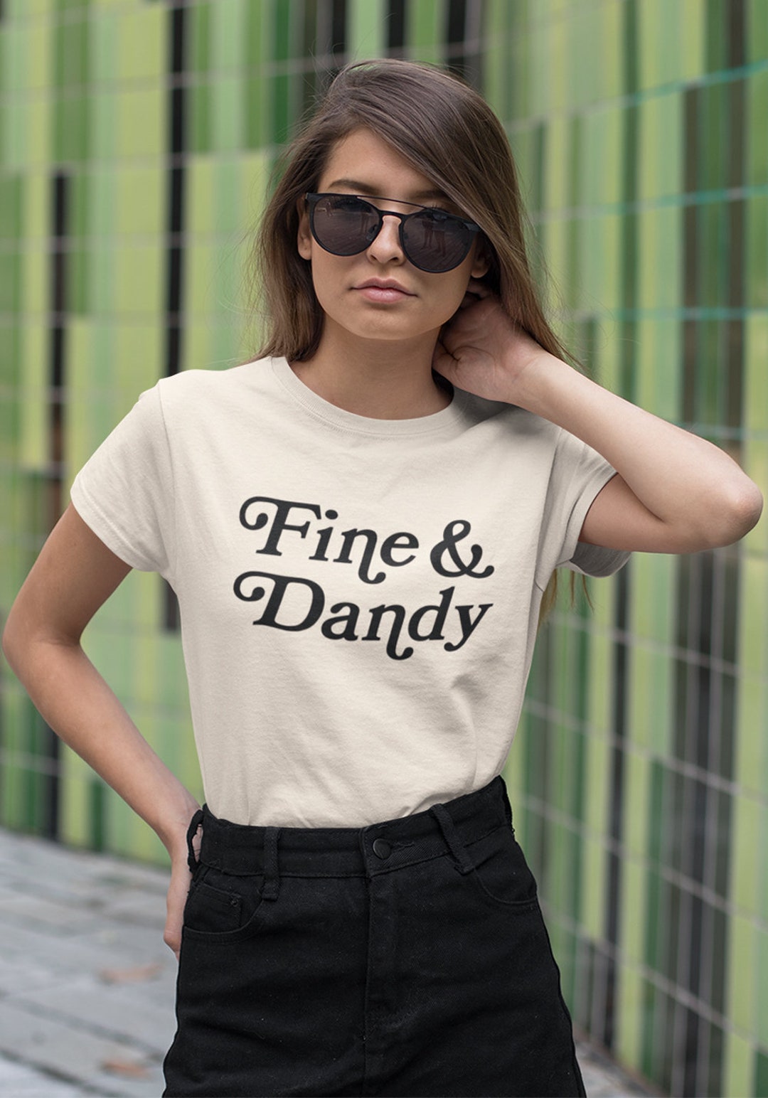 Fine and Dandy Tee, Vintage Style, Retro Tees, Feeling Ok T-shirt ...