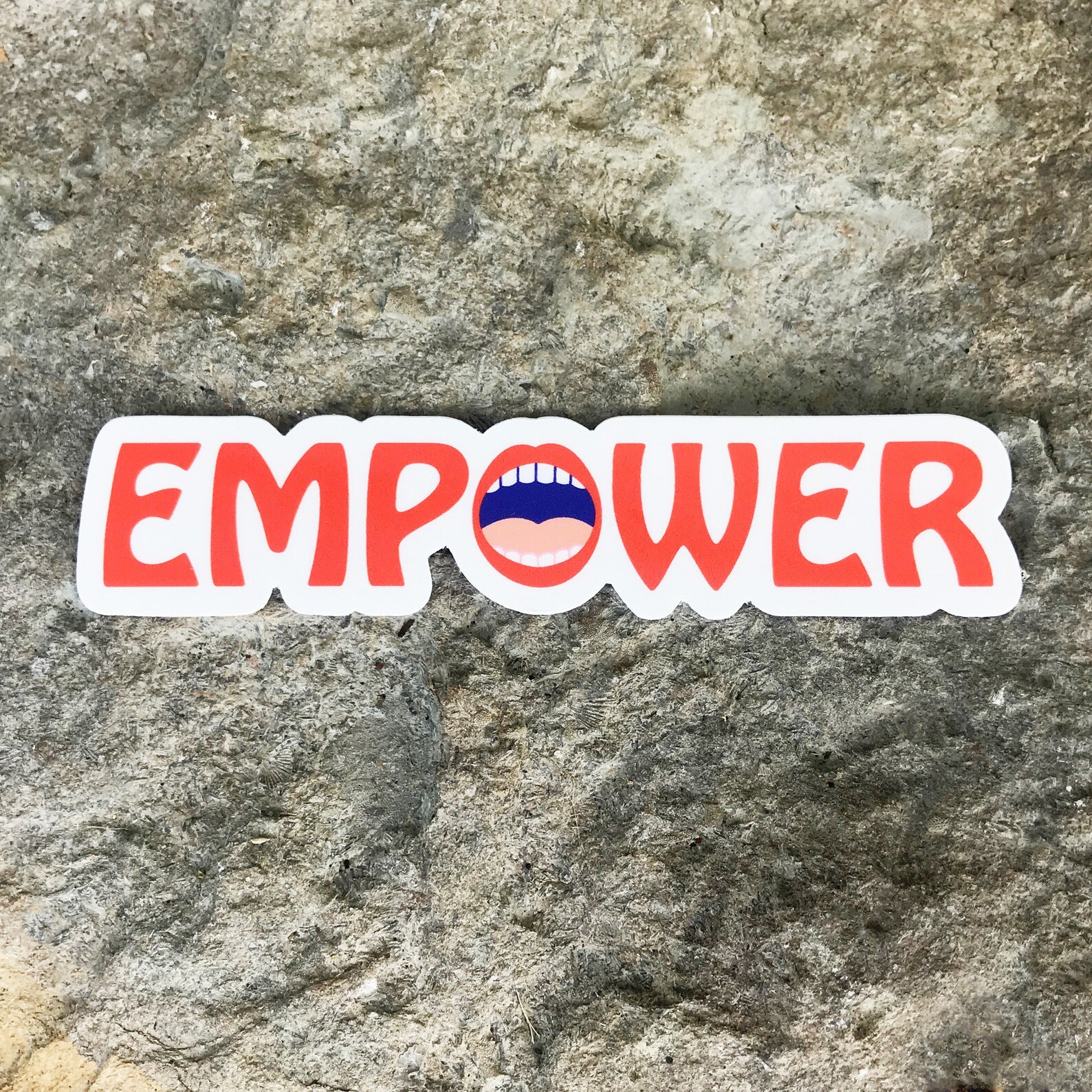 Empower Sticker, Empowered Women Decal, Vintage Style, Feminist Decal ...