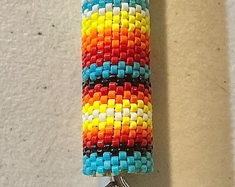 Peyote Stitch Handcrafted Keychain - Etsy