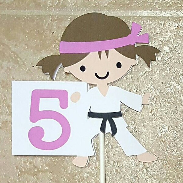 Karate Cake Topper - Etsy