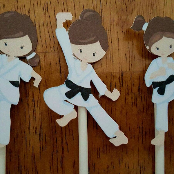 Karate Cake Topper - Etsy