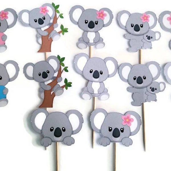 Koala Cake Topper - Etsy