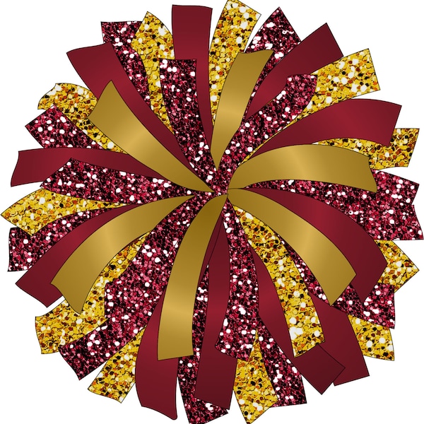 Gold Pom Poms - Etsy