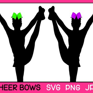 Cheer Bows Digital Clipart Set – Cheer Bow Svg - Png - Jpg ...