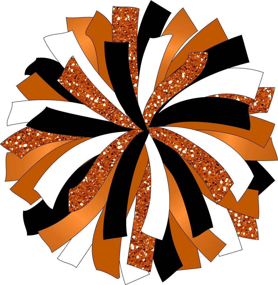 Orange Cheer Poms at Fernando Ward blog