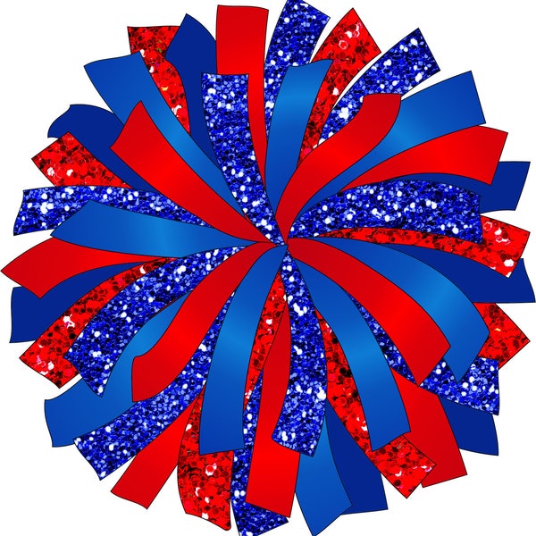 Blue Pom Pom Png - Etsy