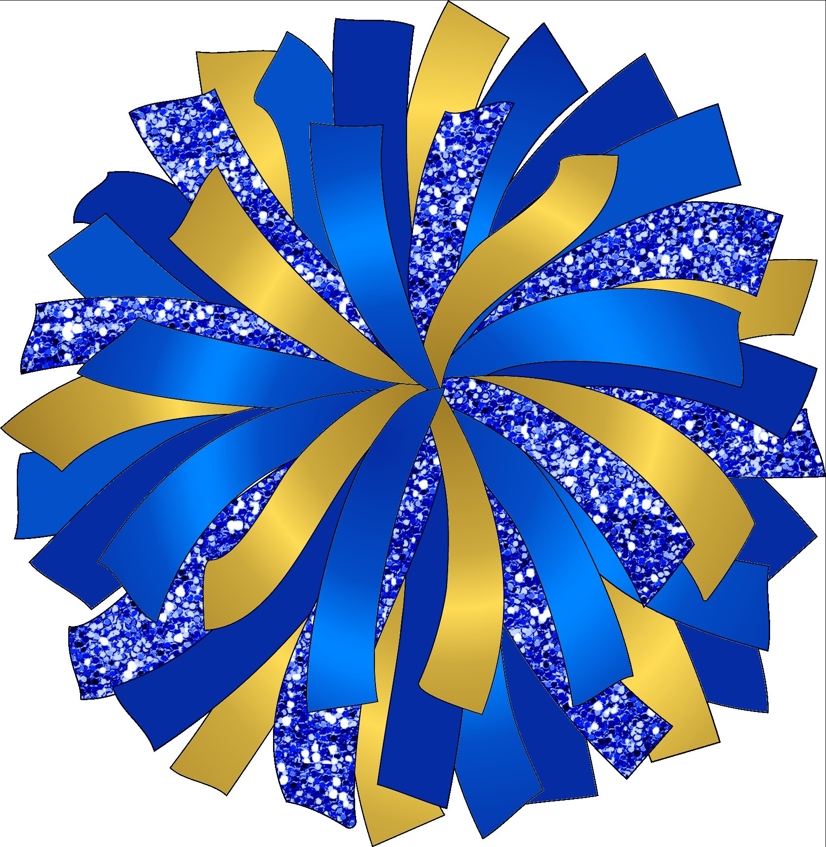 Cheerleading Poms Clipart