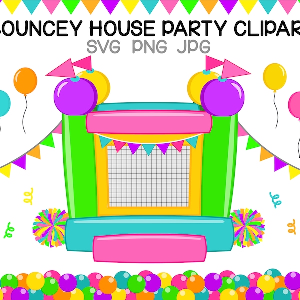 Bounce House Svg - Etsy