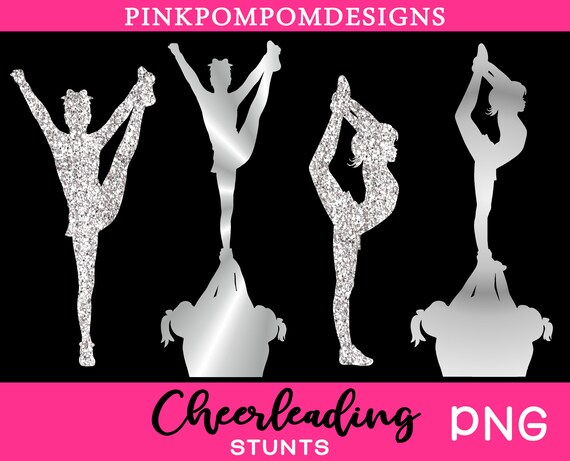 Cheerleading Clipart Stunt
