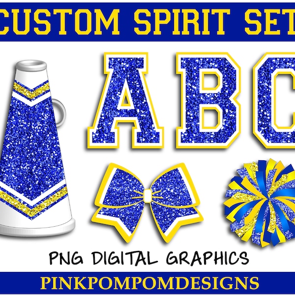 Gold Glitter Letters - Etsy