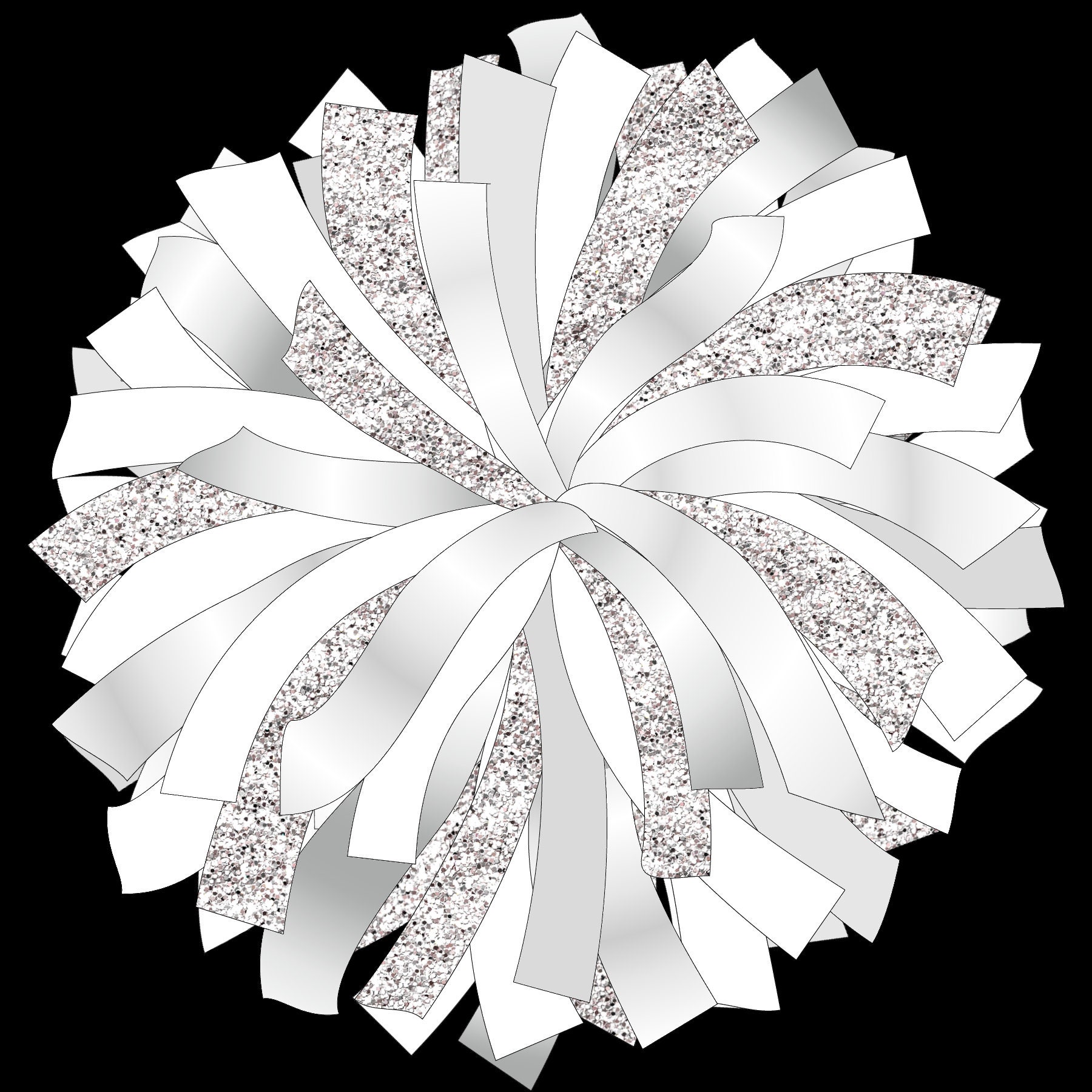 Cheerleading Poms Clipart