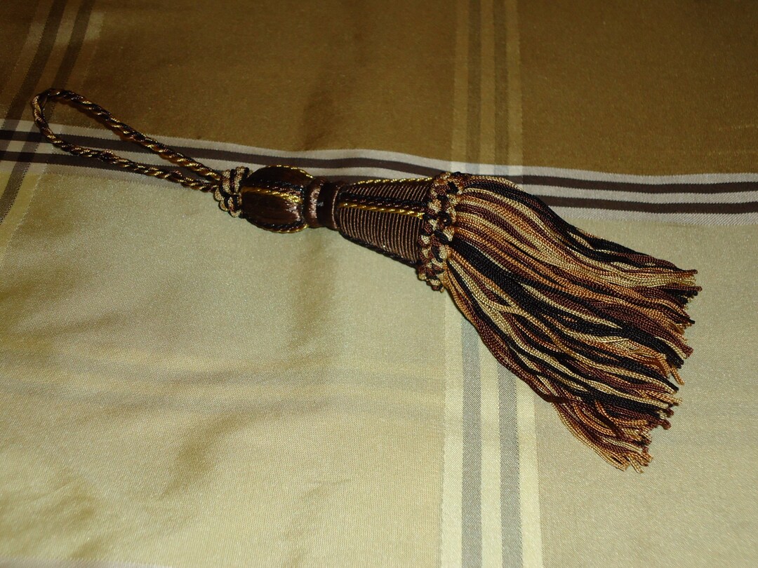 Decorative 6 Inch Key or Armoire Tassel Shades of Brown - Etsy